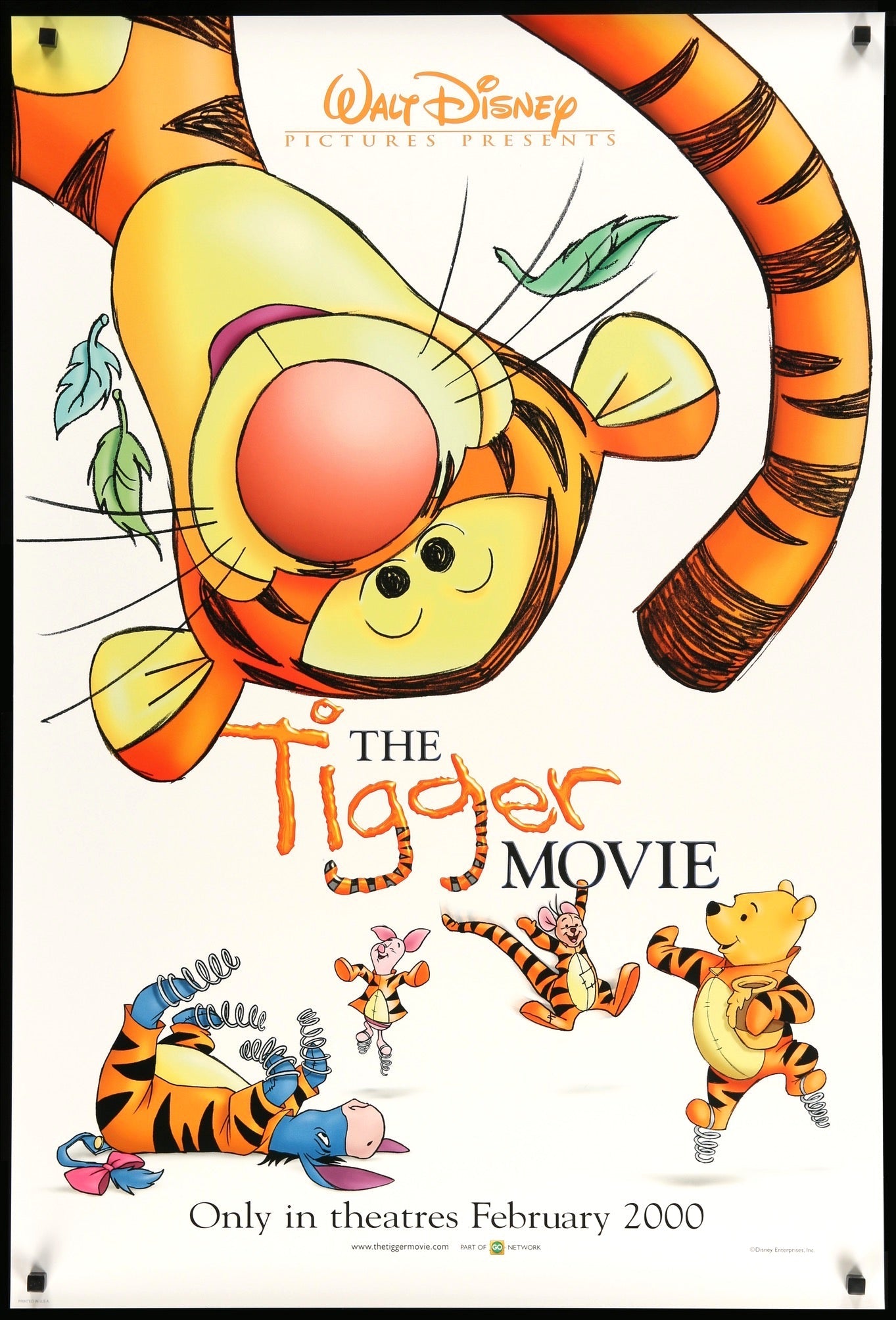The Tigger Movie (2000) Original One-Sheet Movie Poster - Original Film ...
