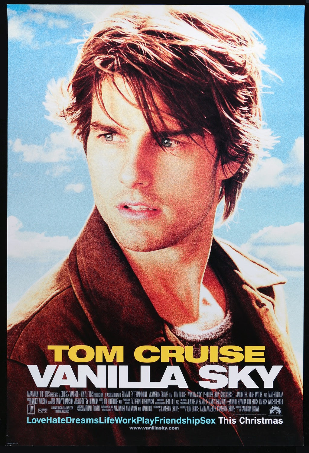 Vanilla Sky (2001) Original One-Sheet Movie Poster - Original Film Art ...