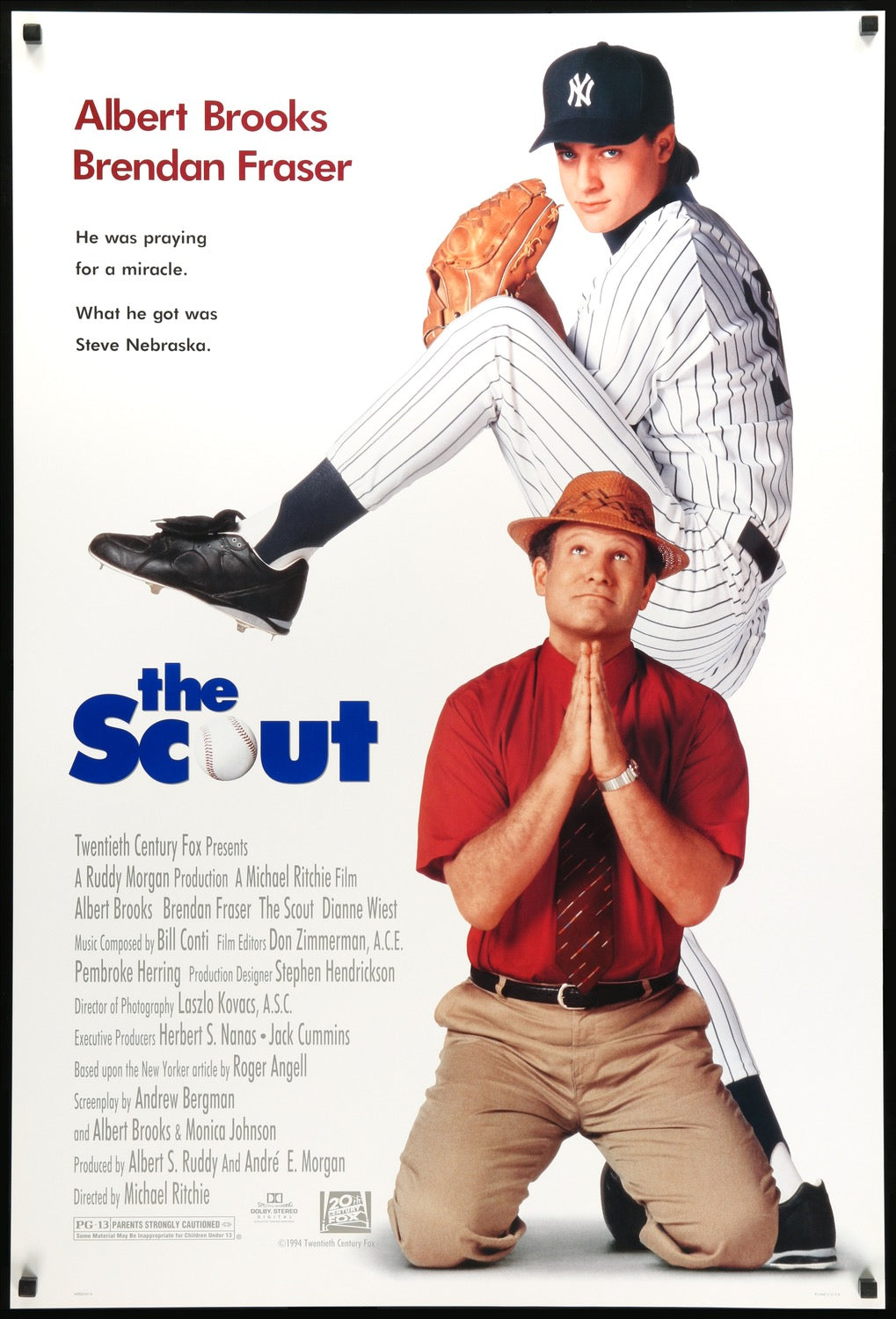 The Scout (1994) Original One-Sheet Movie Poster - Original Film Art ...