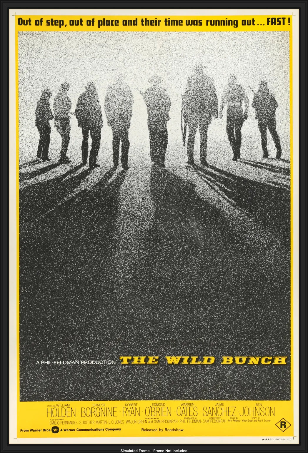The Wild Bunch (1969) R1975 Australian One-Sheet Movie Poster ...