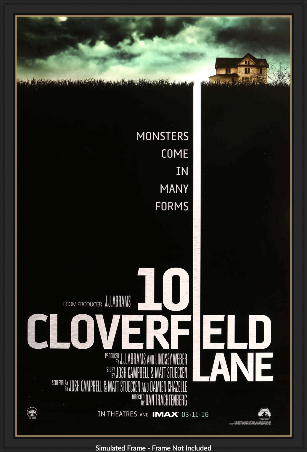 10 Cloverfield Lane (2016) Original One-Sheet Movie Poster - Original ...