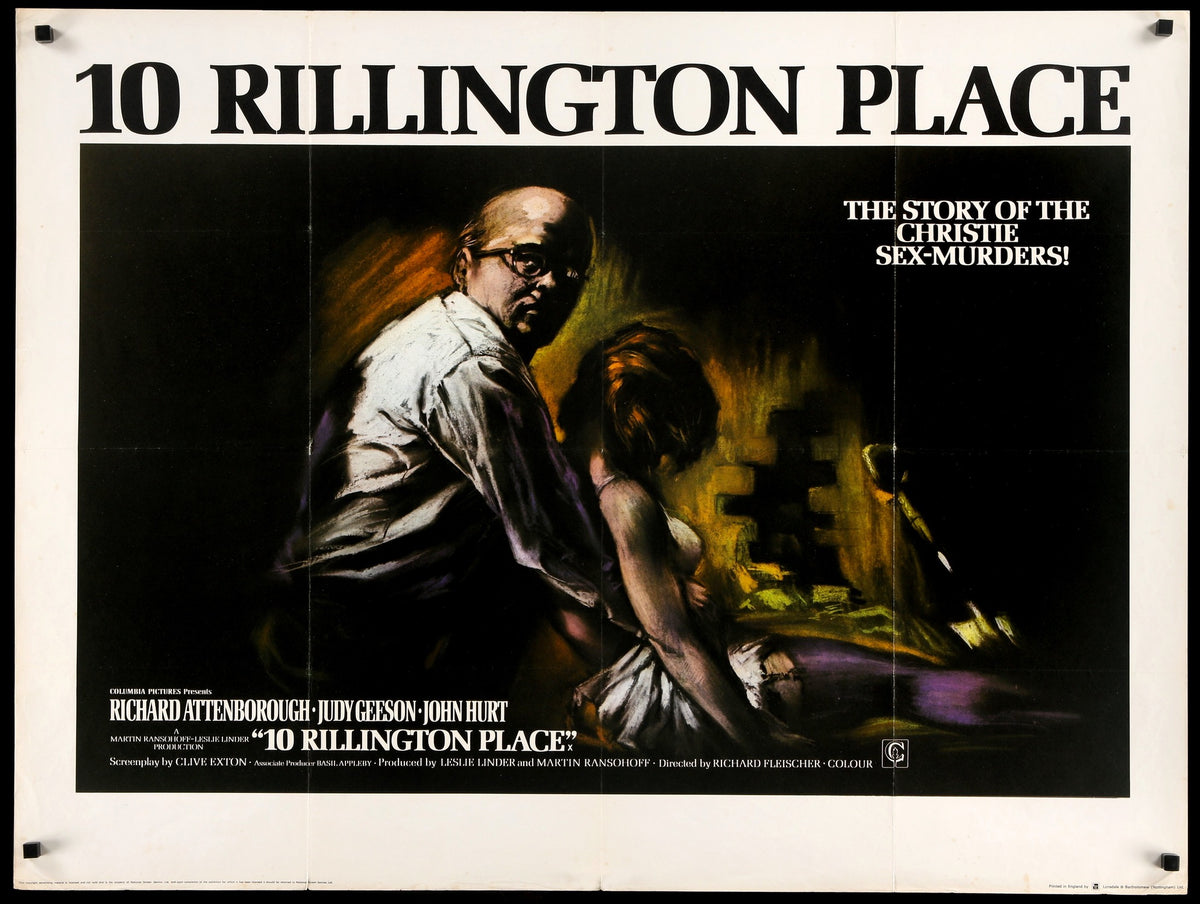 10 Rillington Place (1971) Original British Quad Movie Poster ...