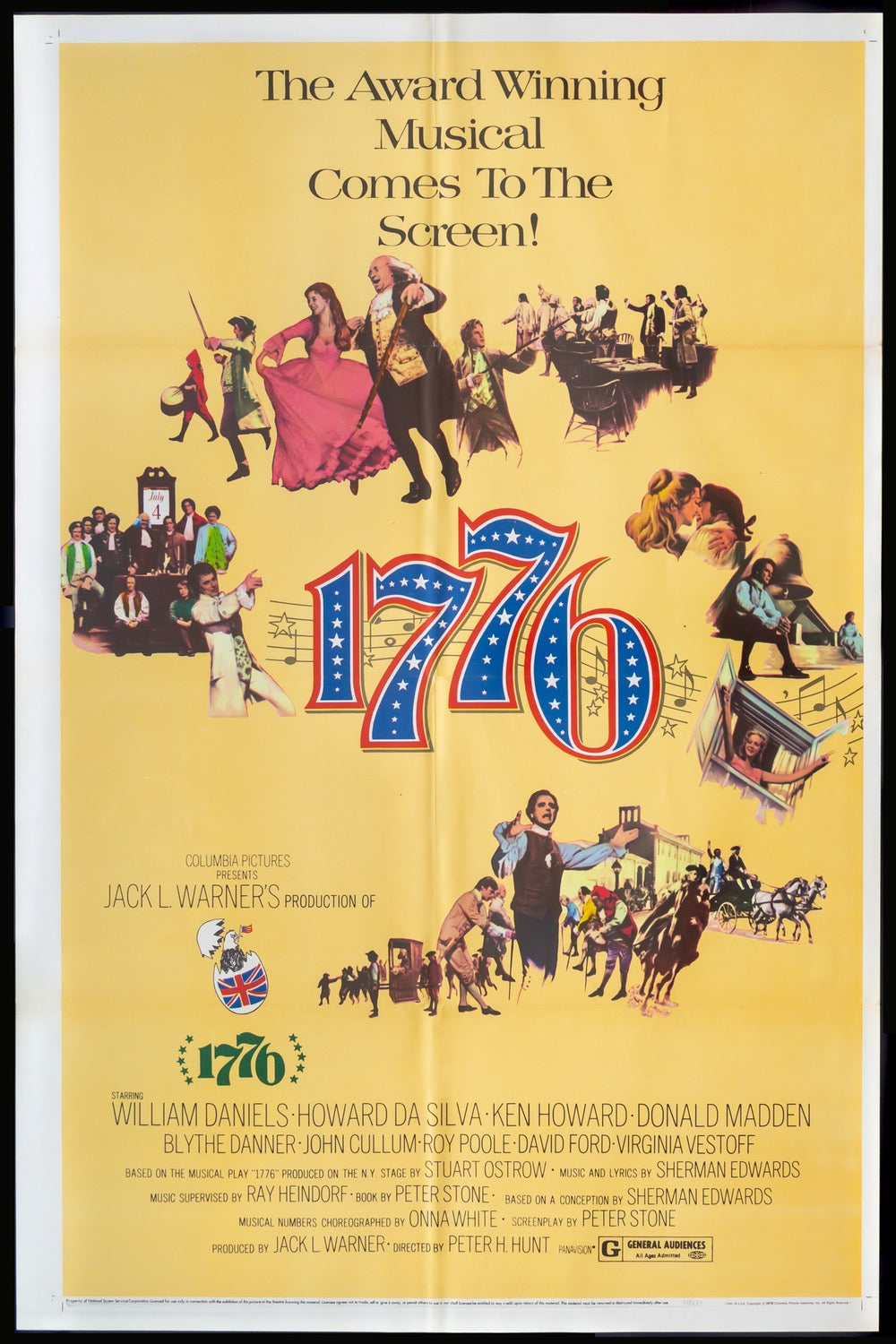 1776 1972 Original One Sheet Movie Poster Original Film Art 1776 1972 Original One Sheet Movie Poster Original Film Art
