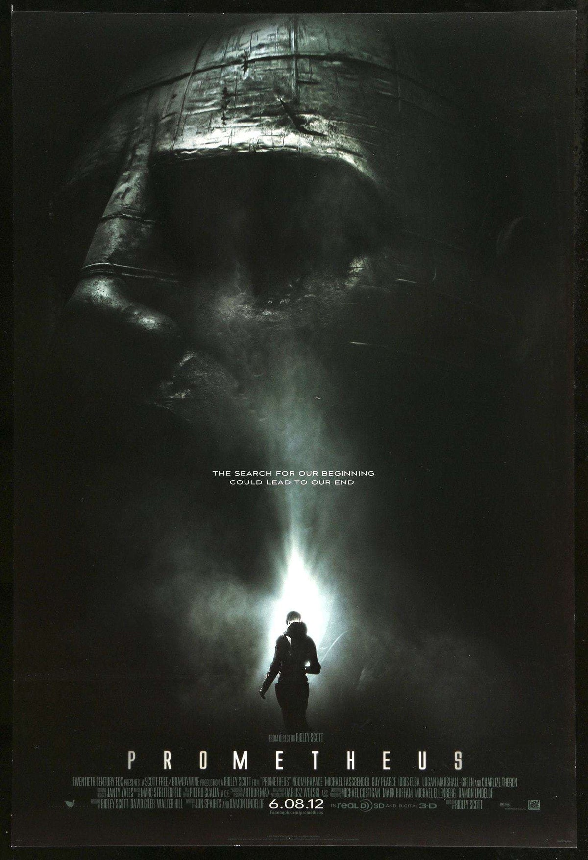 Prometheus (2012) Original One-Sheet Movie Poster - 27" x 40 ...