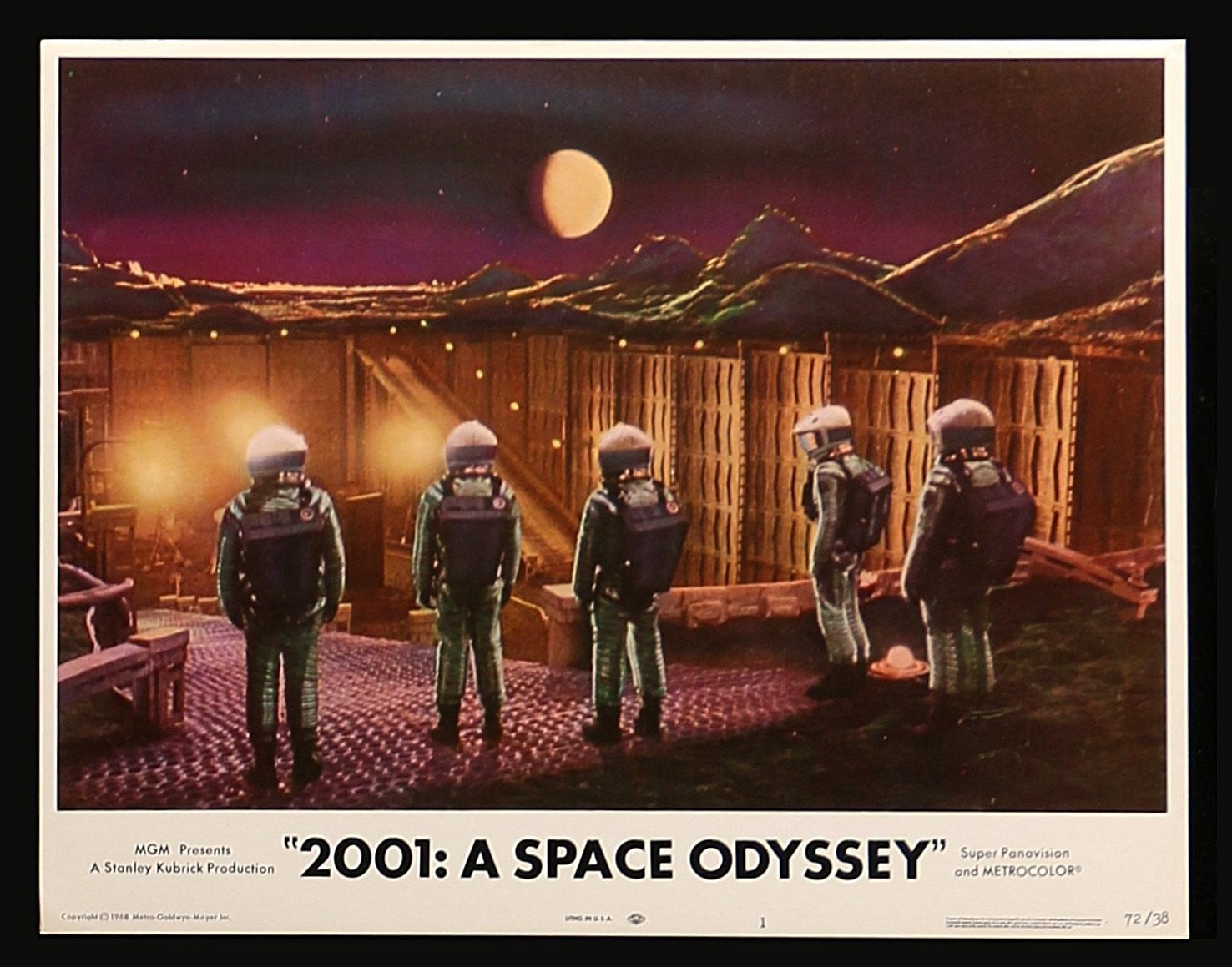 2001: A Space Odyssey (1968) Original R1972 Lobby Card Movie Poster ...