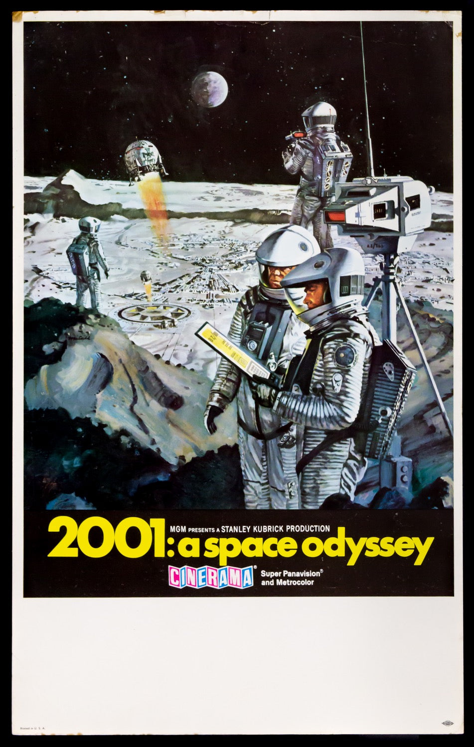 2001: A Space Odyssey (1968) Original Mini Window Card Movie Poster ...