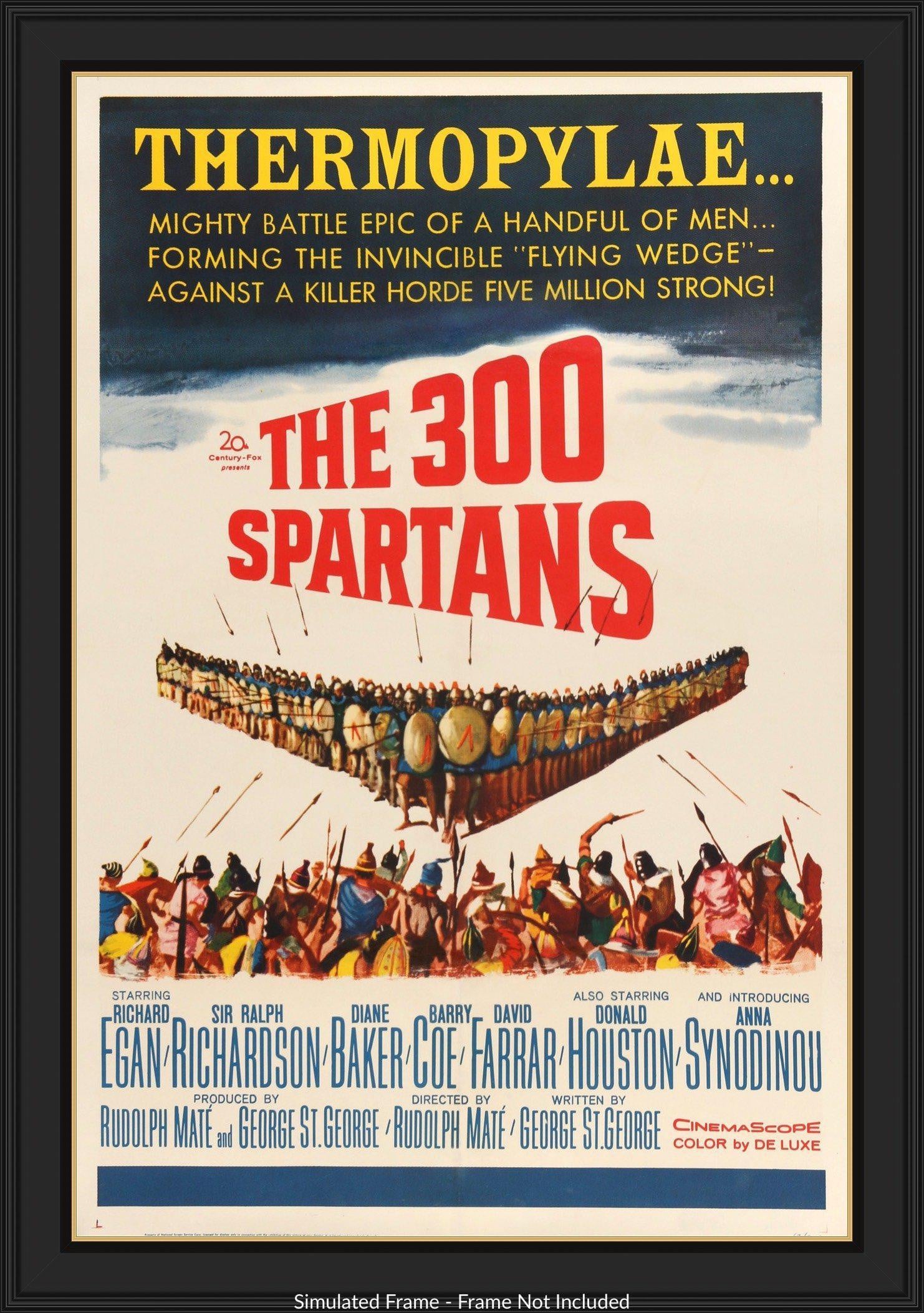300 Spartans (1962) Original One-Sheet Movie Poster - Original Film Art ...