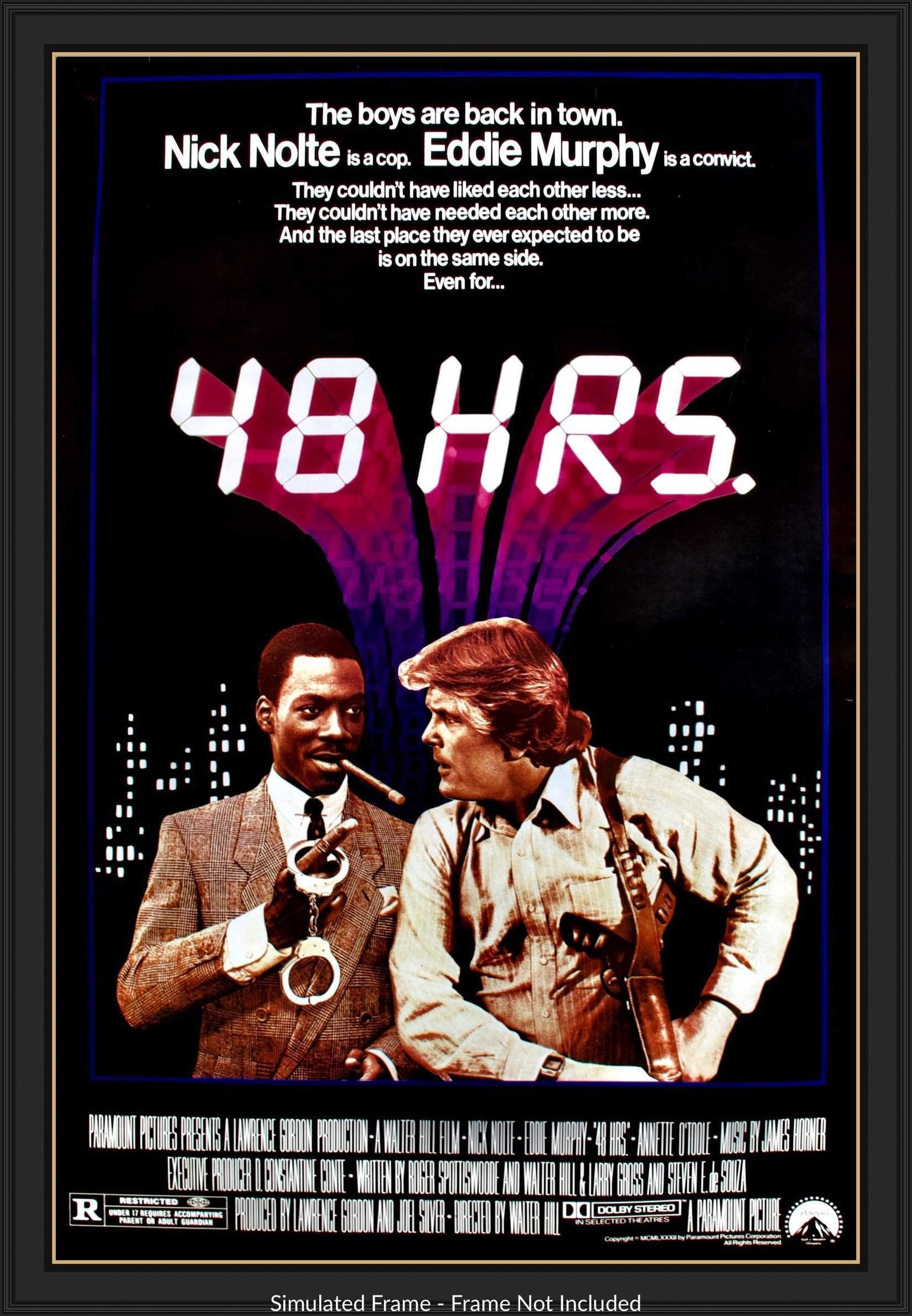 48 Hrs. (1982) Original One-Sheet Movie Poster - Original Film Art ...