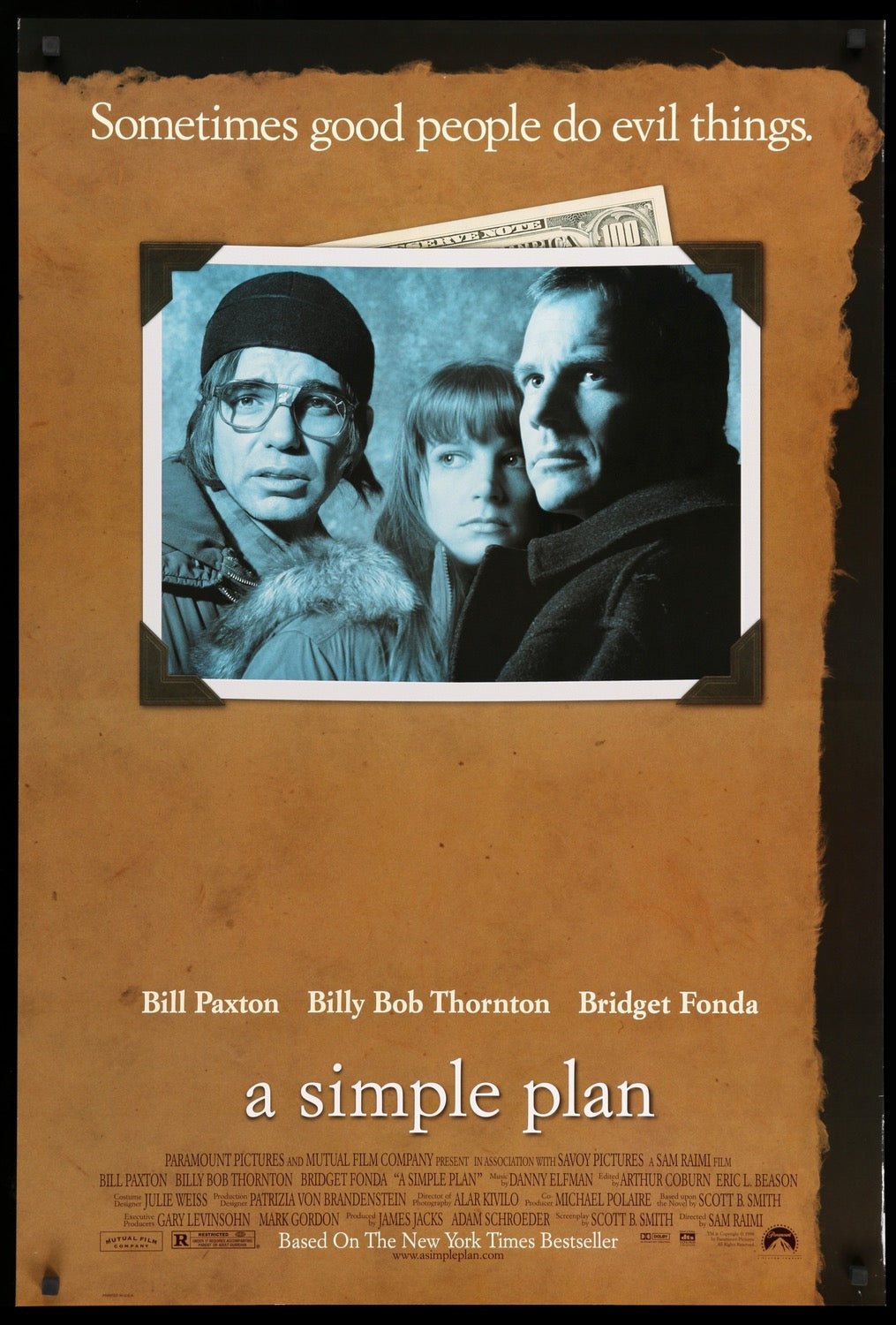 A Simple Plan (1998) Original One-Sheet Movie Poster - Original Film ...