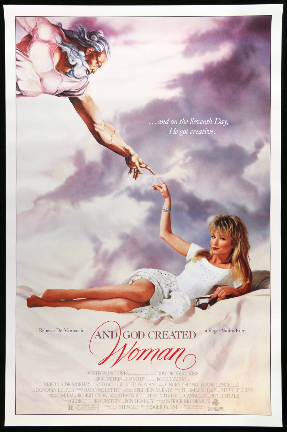 And God Created Woman (1987) Original One-Sheet Movie Poster - Original ...