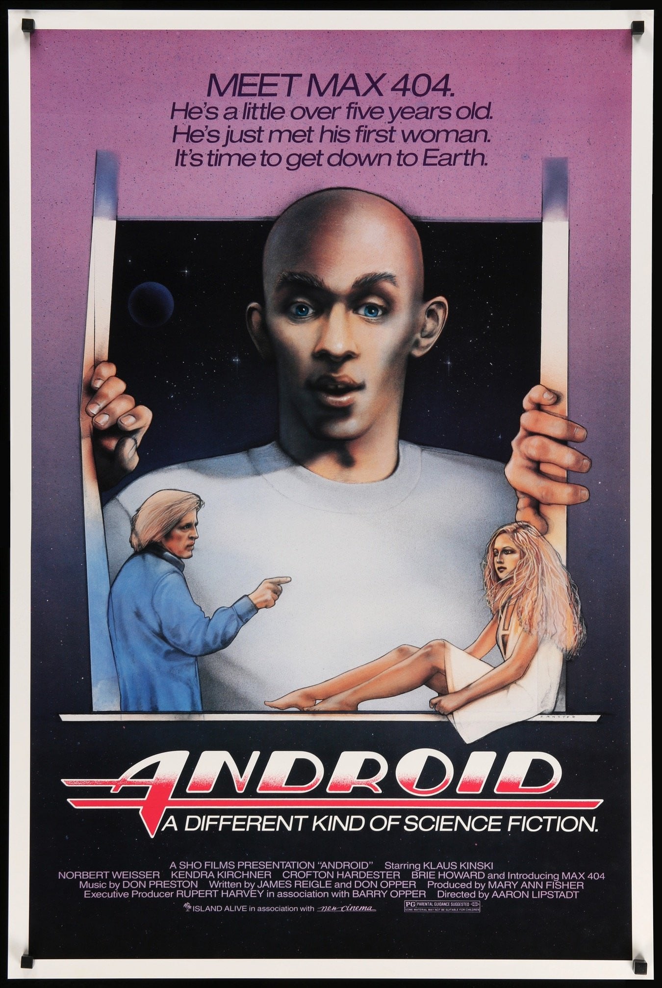Android (1982) Póster de película original de una hoja - Original Film ...