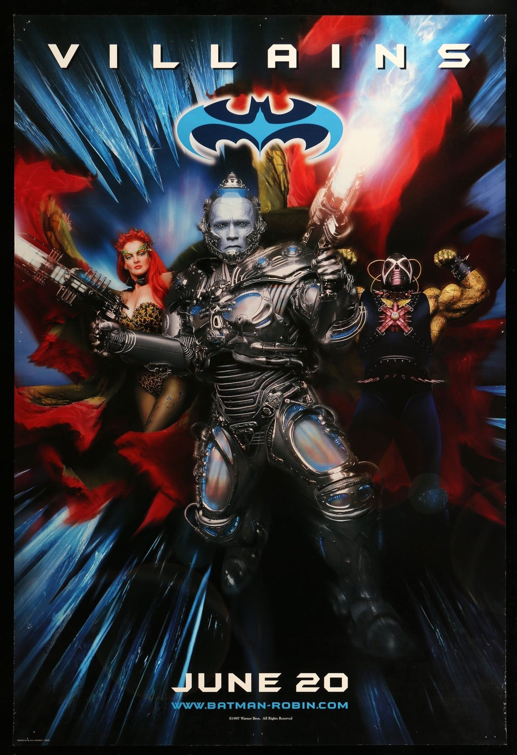 Batman and Robin (1997) Original One-Sheet Movie Poster - Original Film ...