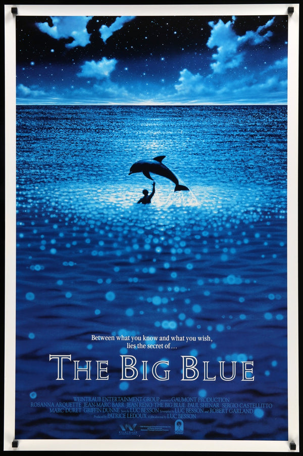 The Big Blue (1988) Original One-Sheet Movie Poster - Original Film Art ...