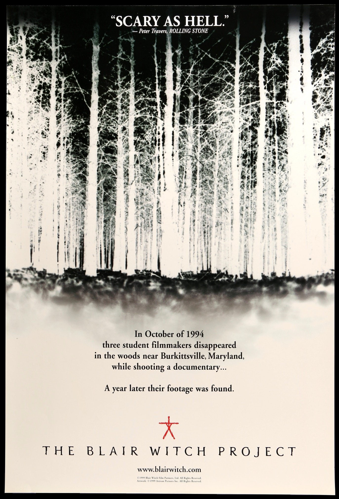 Blair Witch Project (1999) Original One-Sheet Movie Poster - Original ...