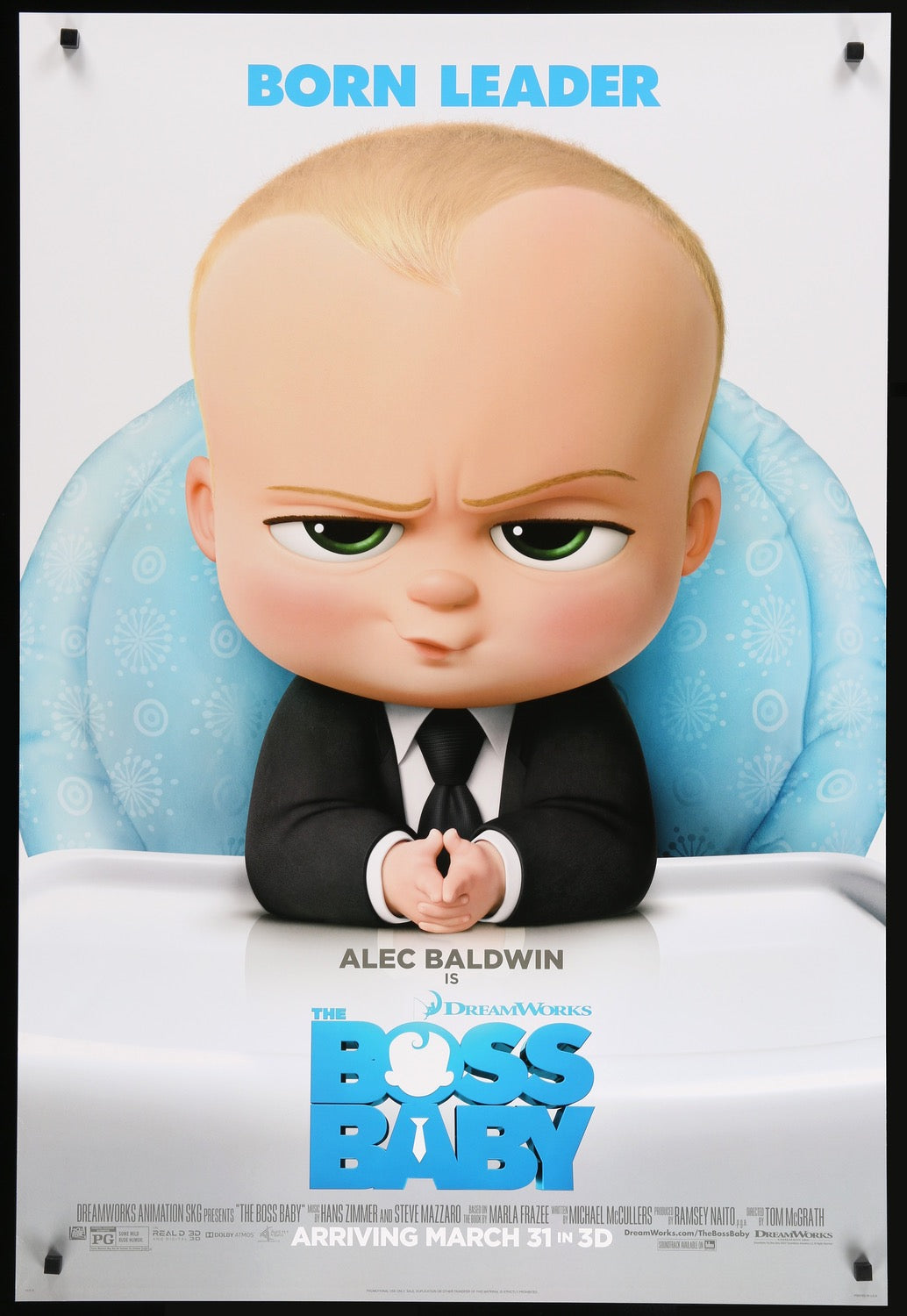 The Boss Baby (2017) Original One-Sheet Movie Poster - Original Film ...