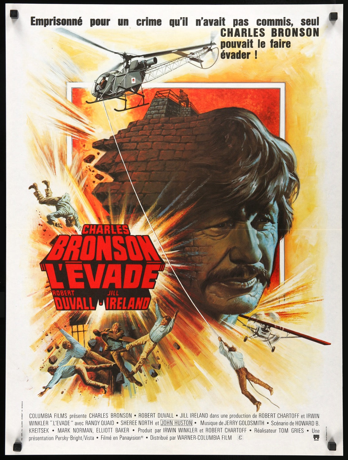 Breakout (1975) Original French Movie Poster - Original Film Art ...