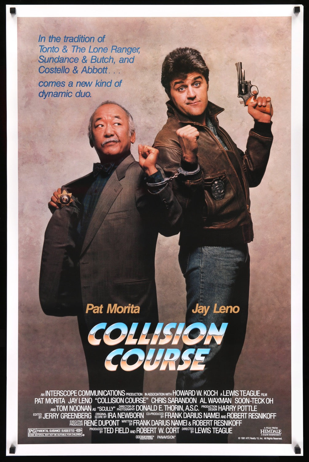 Collision Course (1989) Original One-Sheet Movie Poster - Original Film Art - Vintage Movie Posters