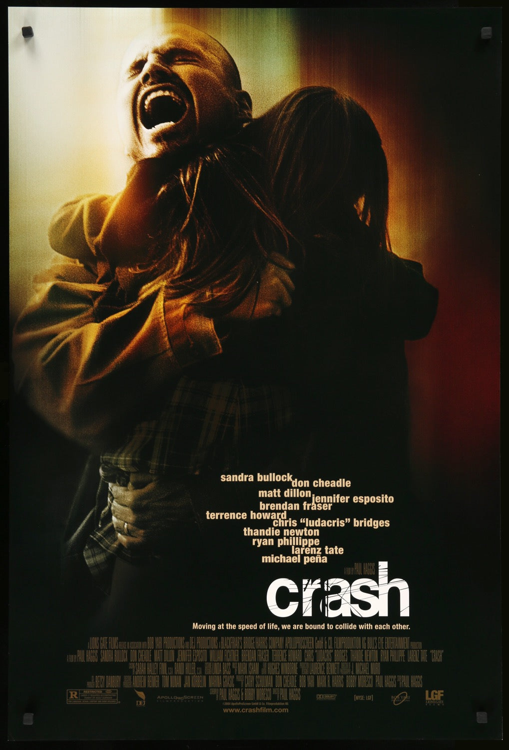 Crash (2004) Póster original de película de una hoja - Original Film ...