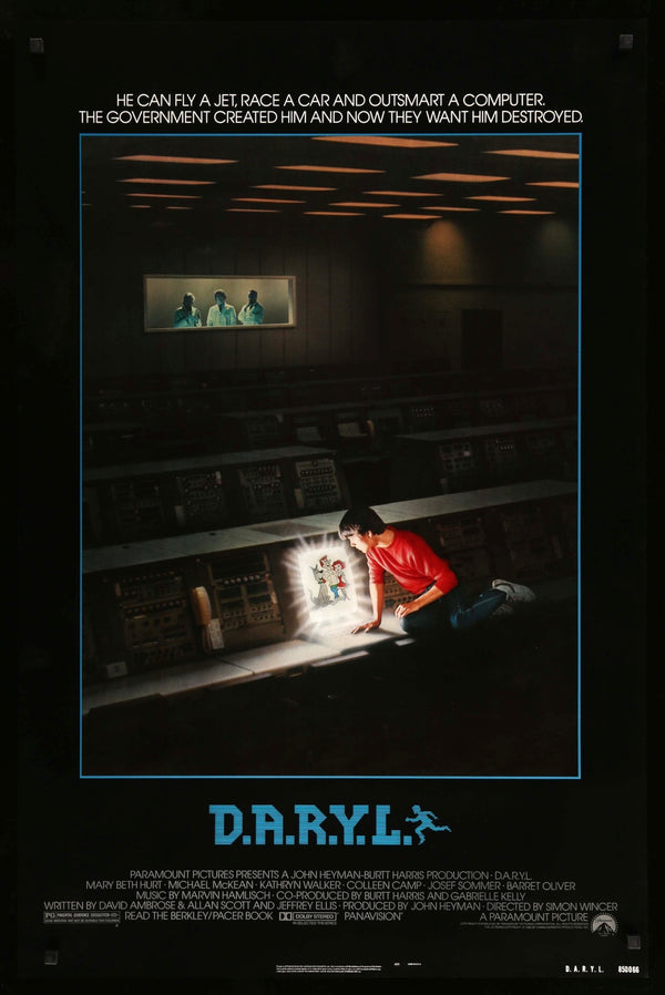 D.A.R.Y.L. (1985) Original One-Sheet Movie Poster - Original Film Art ...