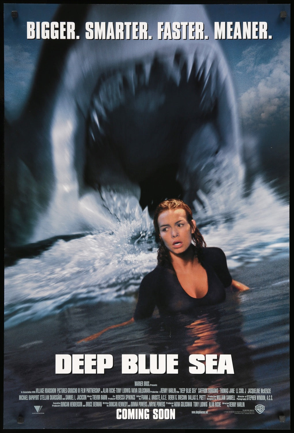 Deep Blue Sea (1999) Original One-Sheet Movie Poster - Original Film ...