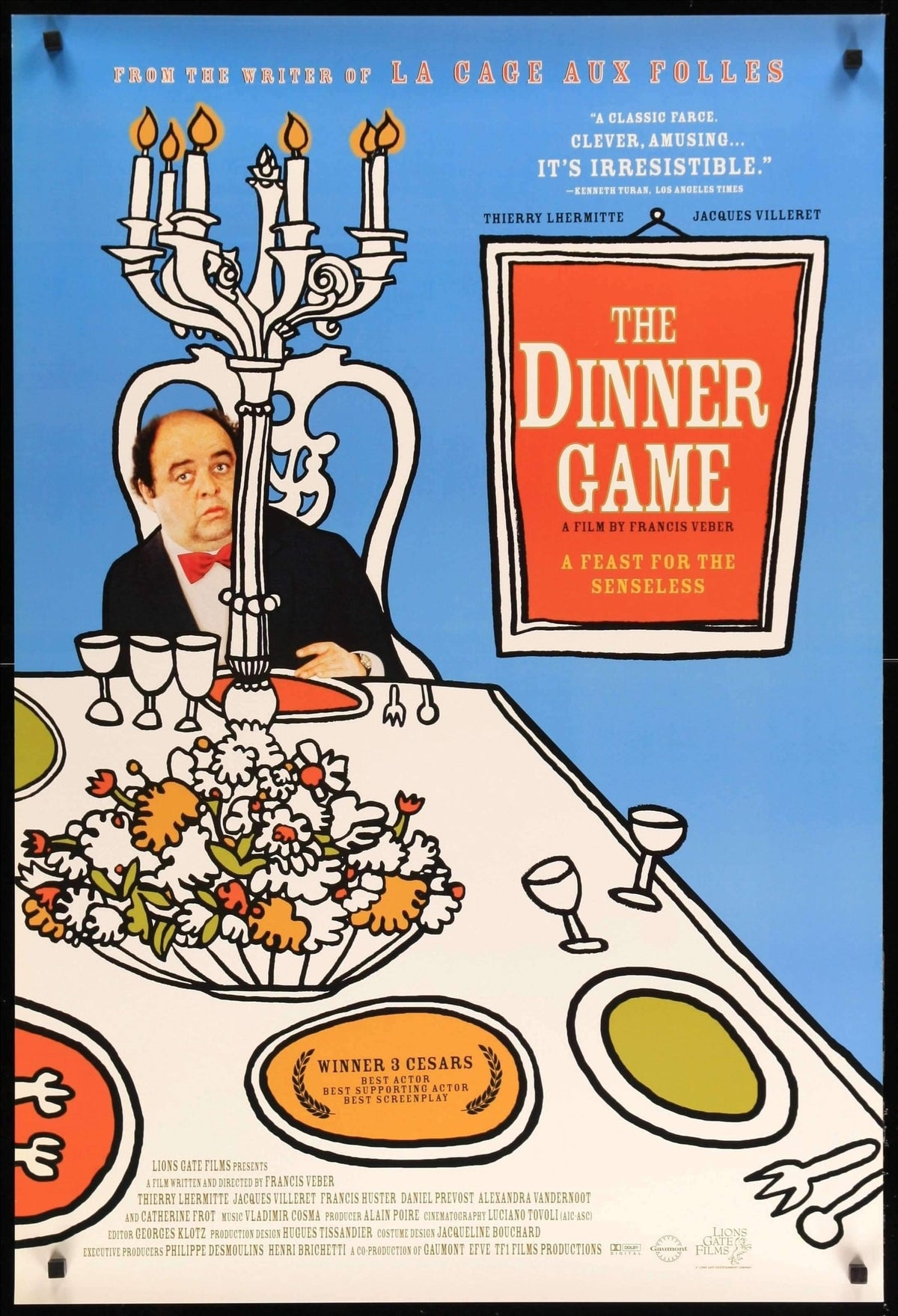 Dinner Game (1998) Original One-Sheet Movie Poster - Original Film Art ...