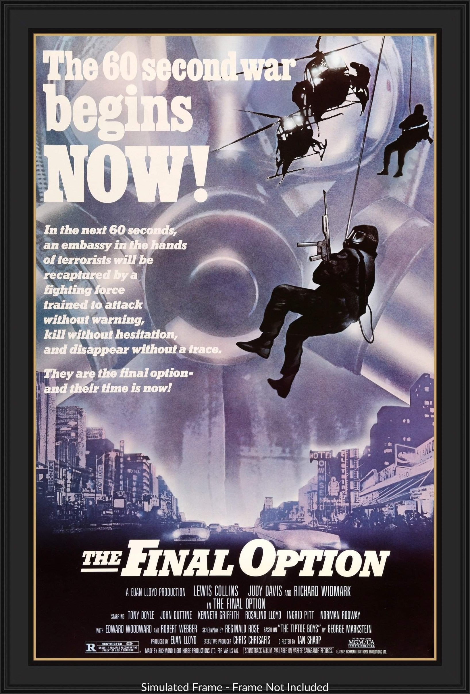 The Final Option (1982) Original One-Sheet Movie Poster - 27" x 41 ...