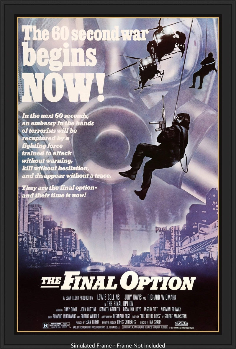 The Final Option (1982) Original One-Sheet Movie Poster - 27" x 41 ...