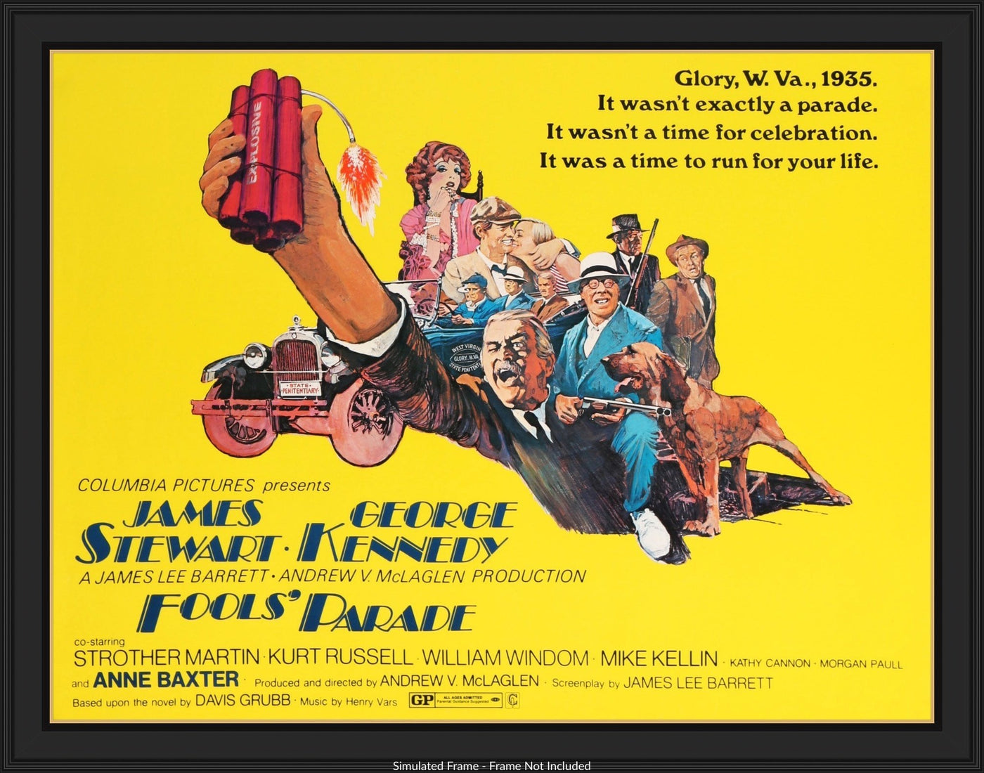 Fools' Parade (1971) Original Half-Sheet Movie Poster - Original Film ...