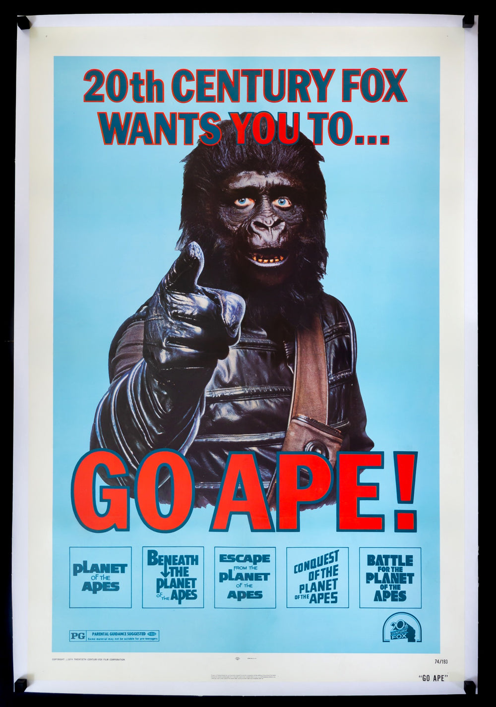 Go Ape! (1974) Original One-Sheet Movie Poster - Original Film Art ...