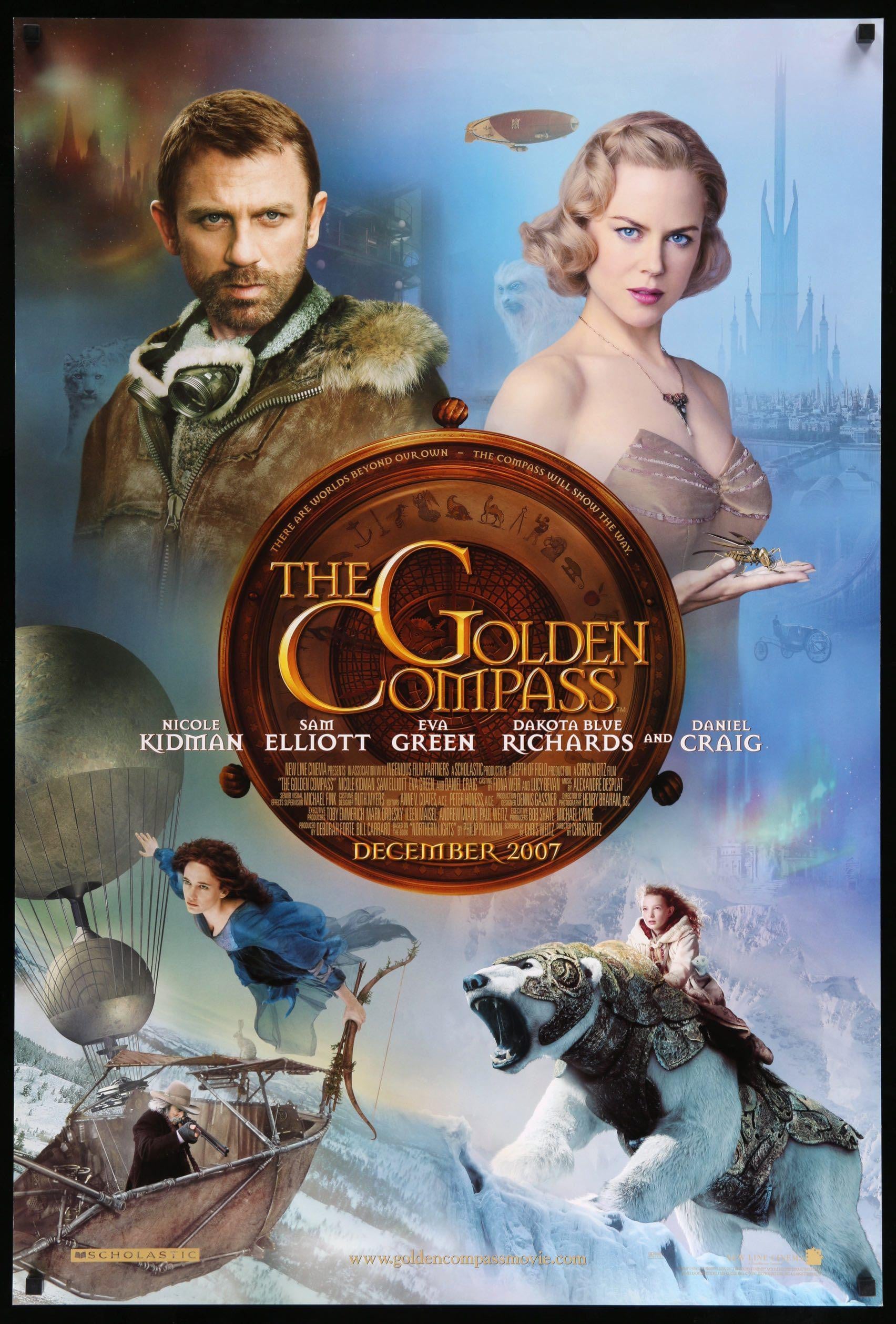 Golden Compass (2007) Original One-Sheet Movie Poster - Original Film Art - Vintage Movie Posters