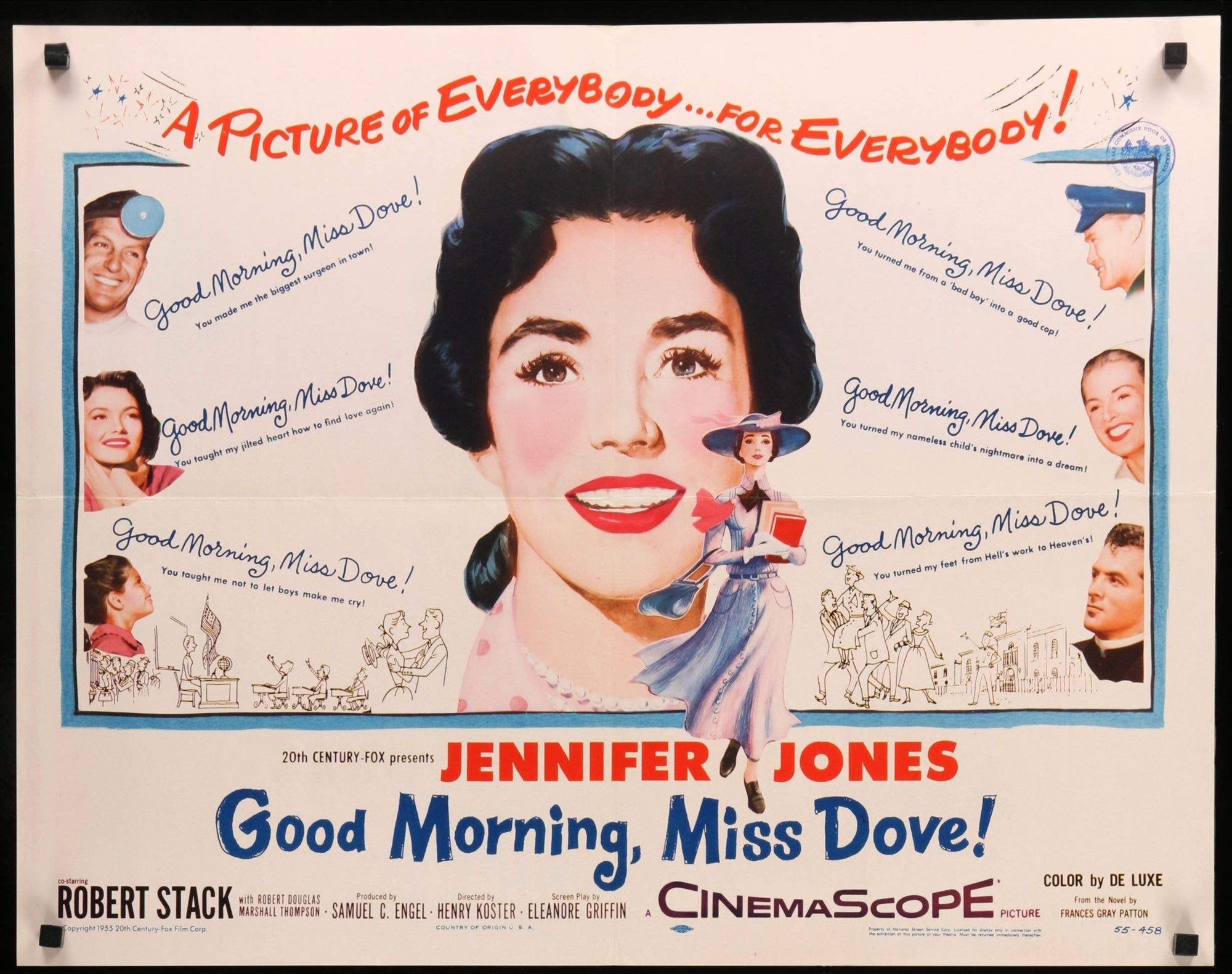 Good Morning, Miss Dove (1955) Original Half-Sheet Movie Poster ...