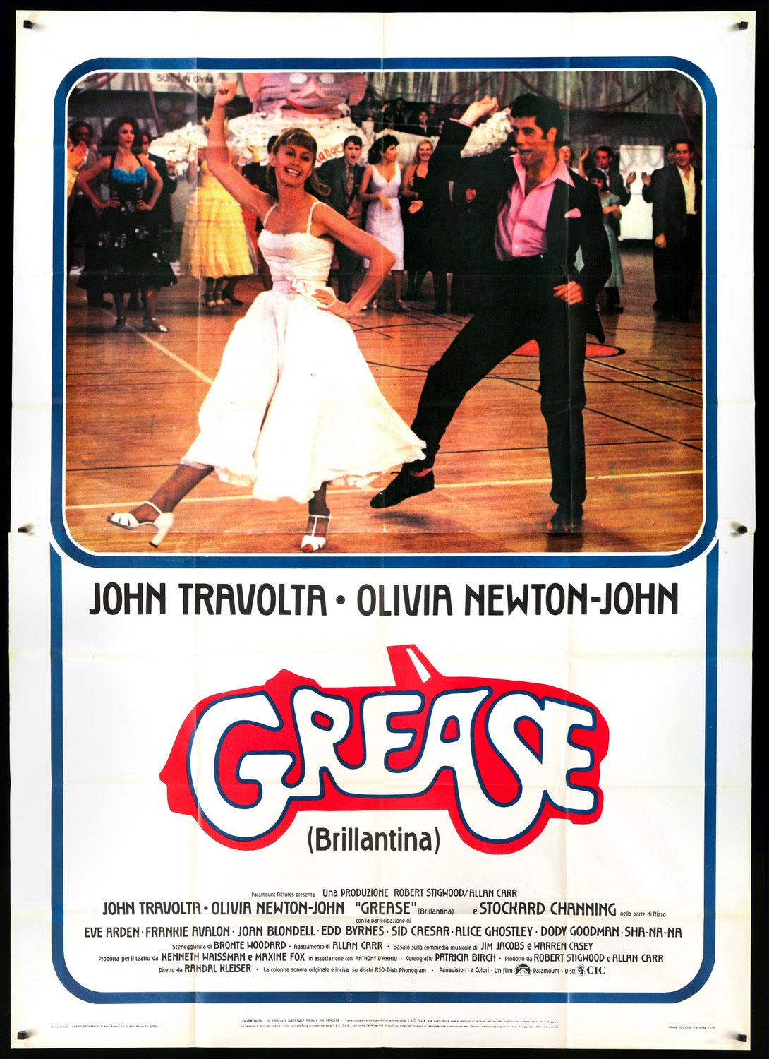 Grease (1978) Original Italian 4 Fogli Movie Poster - Original Film Art ...