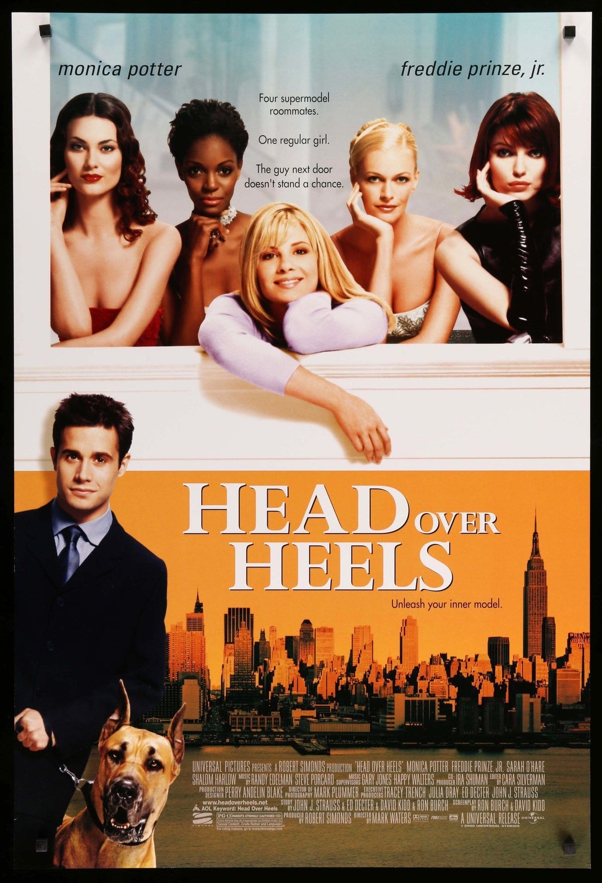 Head Over Heels (2001) Original One-Sheet Movie Poster - Original Film ...