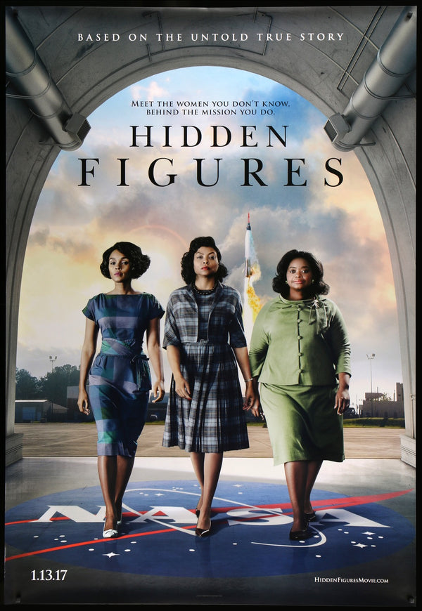 Hidden Figures (2017) Original Bus Stop Movie Poster - Original Film ...