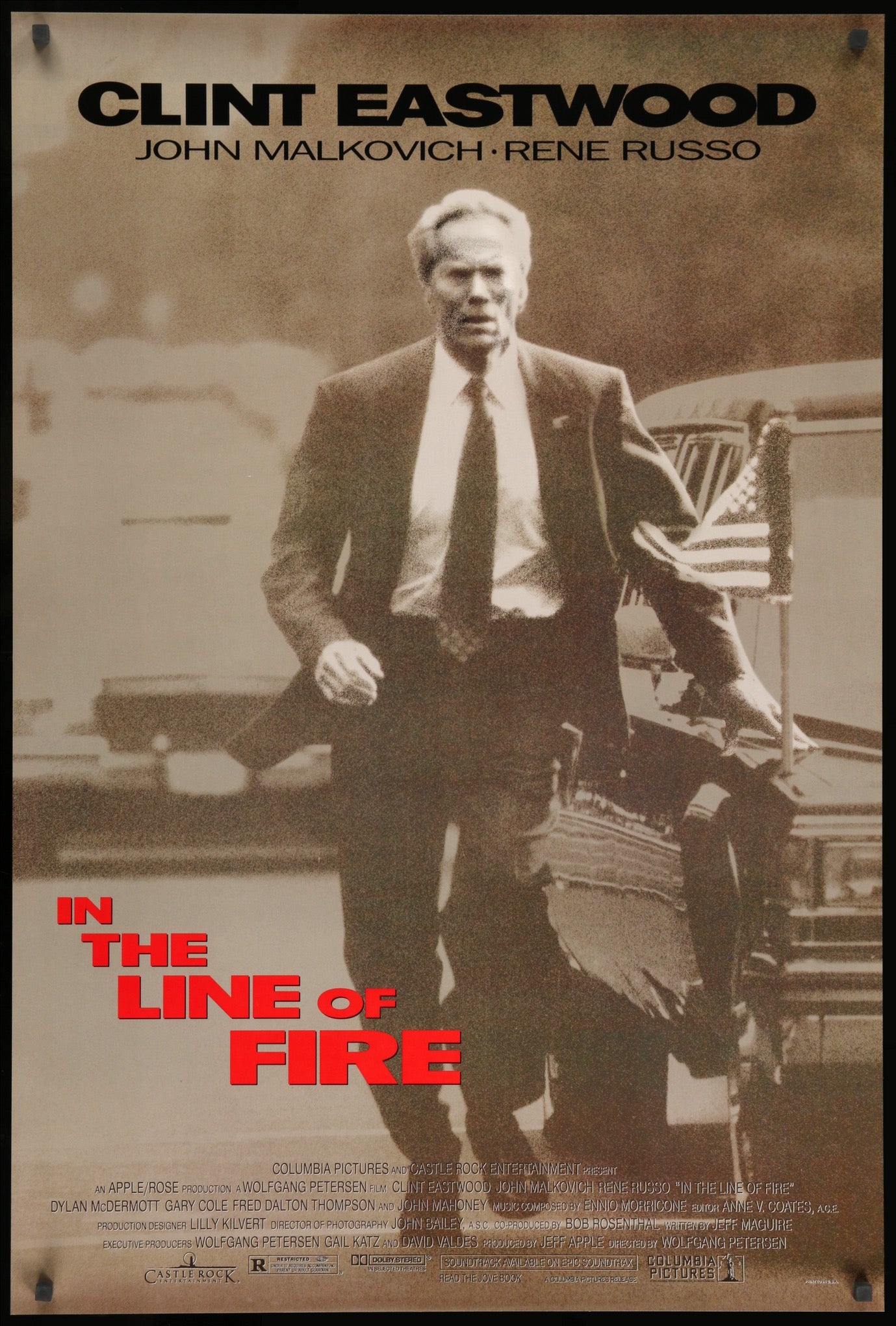 In the Line of Fire (1993) Original One-Sheet Movie Poster - Original ...
