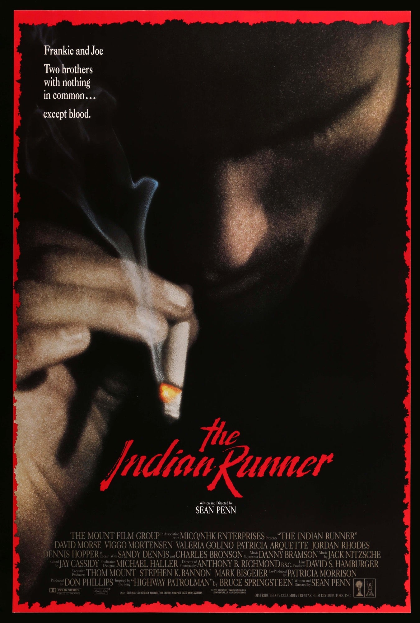 The Indian Runner (1991) Original One-Sheet Movie Poster - Original ...