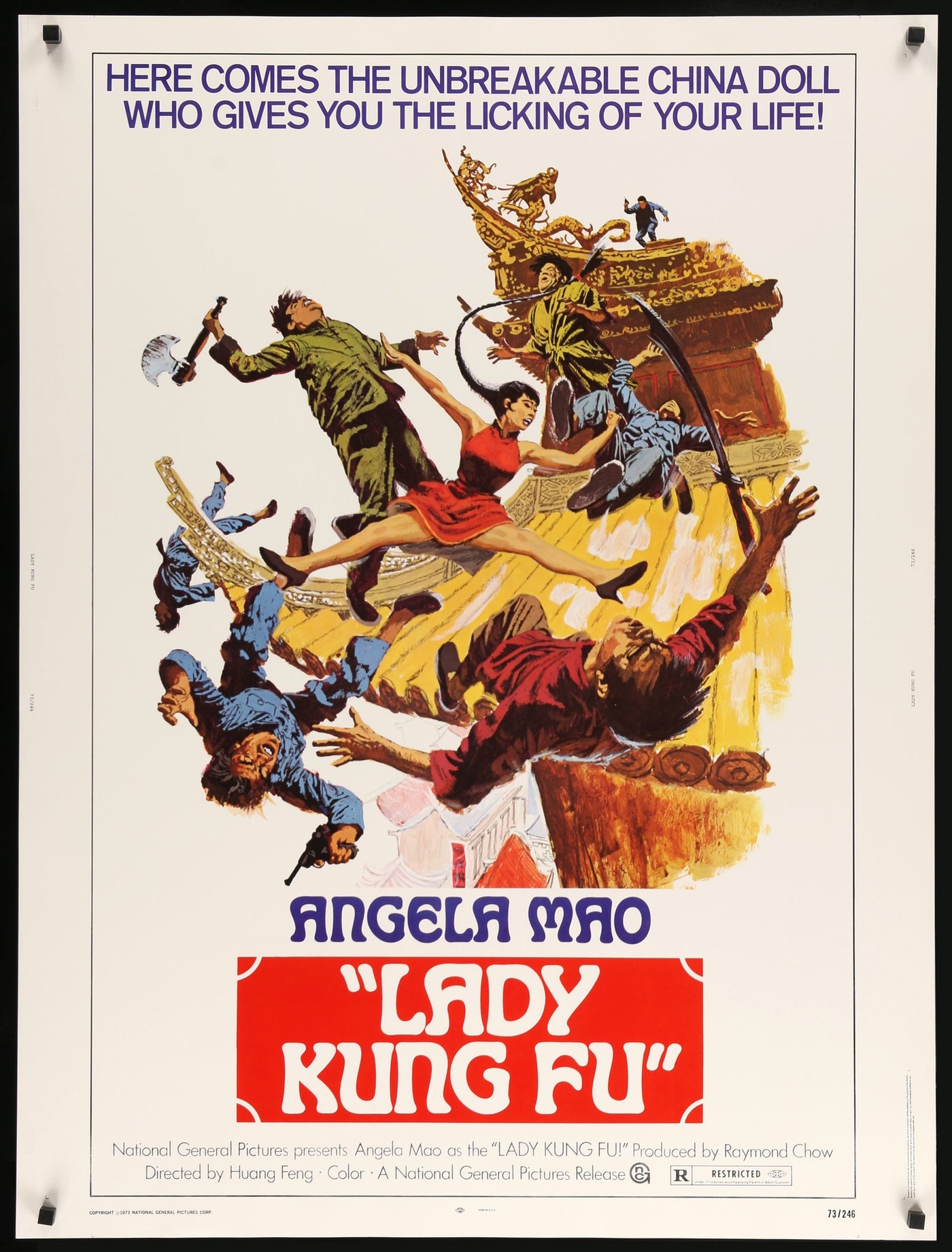 Lady Kung Fu (1972) Original Thirty by Forty Movie Poster - Original ...