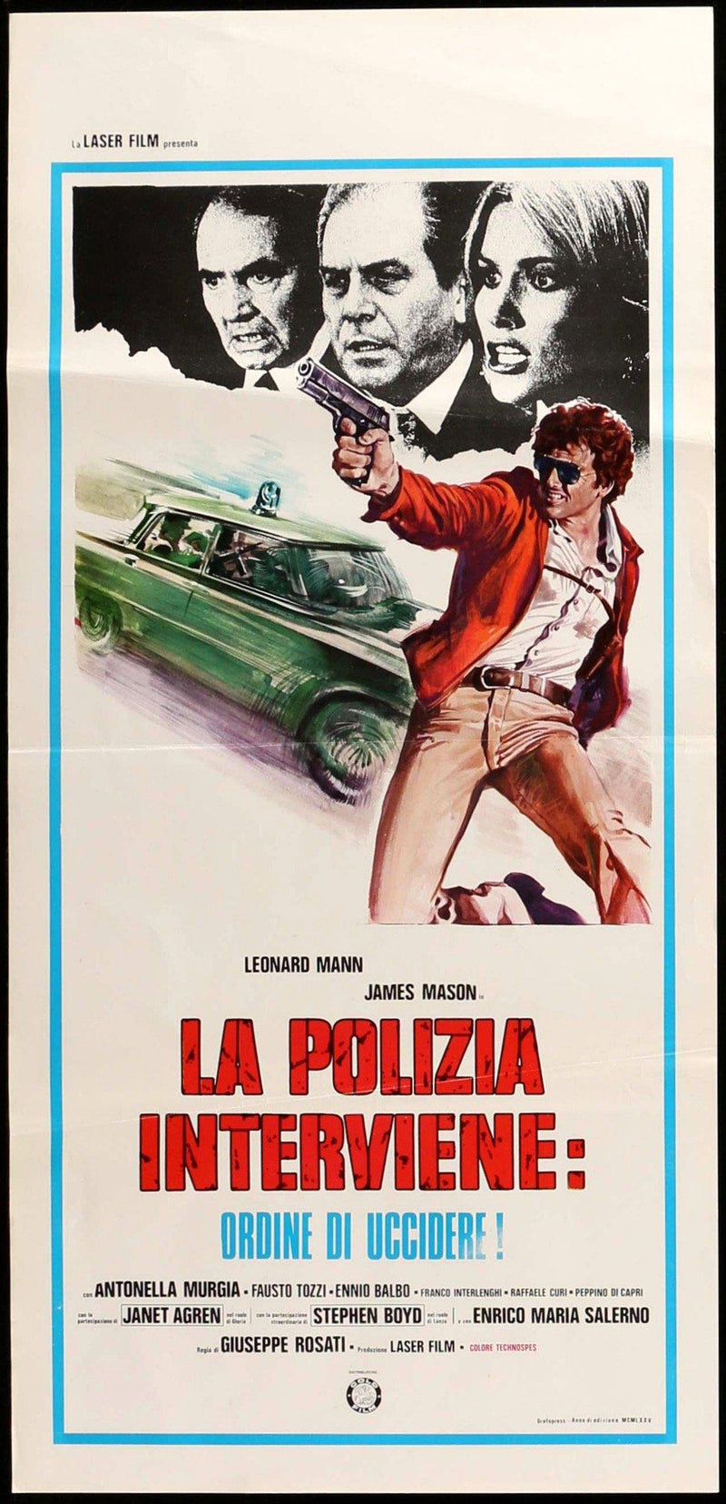 The Left Hand of the Law (1975) Original Italian Movie Poster ...