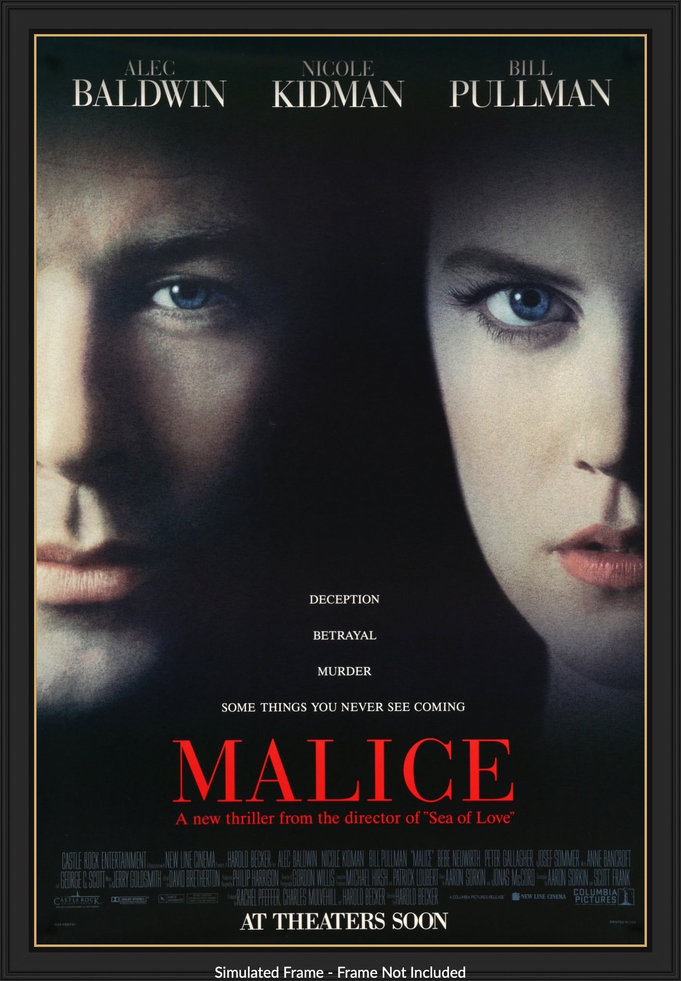 Malice (1993) Original One-Sheet Movie Poster - Original Film Art ...