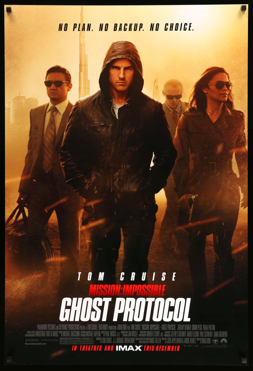 Mission: Impossible - Ghost Protocol (2011) One-Sheet Movie Poster ...
