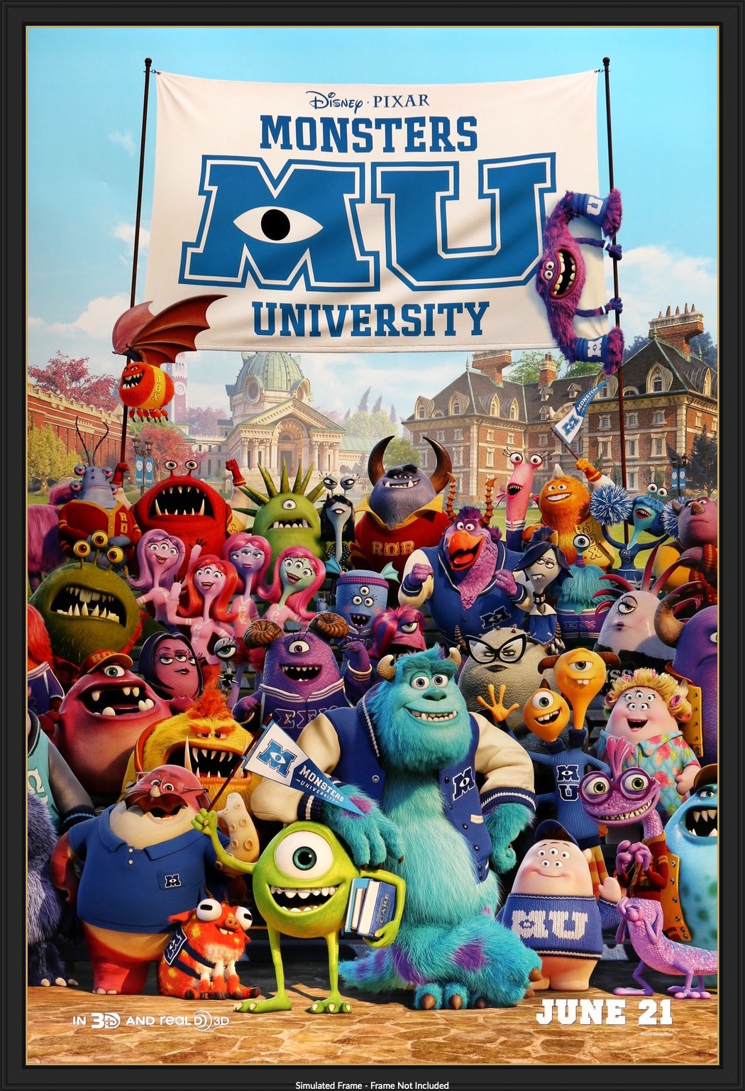 Monsters University (2013) Original One-Sheet Movie Poster - Original ...