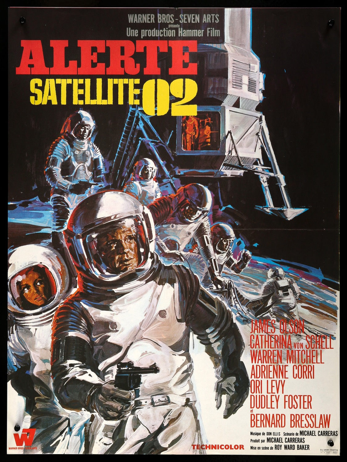 Moon Zero Two (1969) Original French Movie Poster - Original Film Art ...