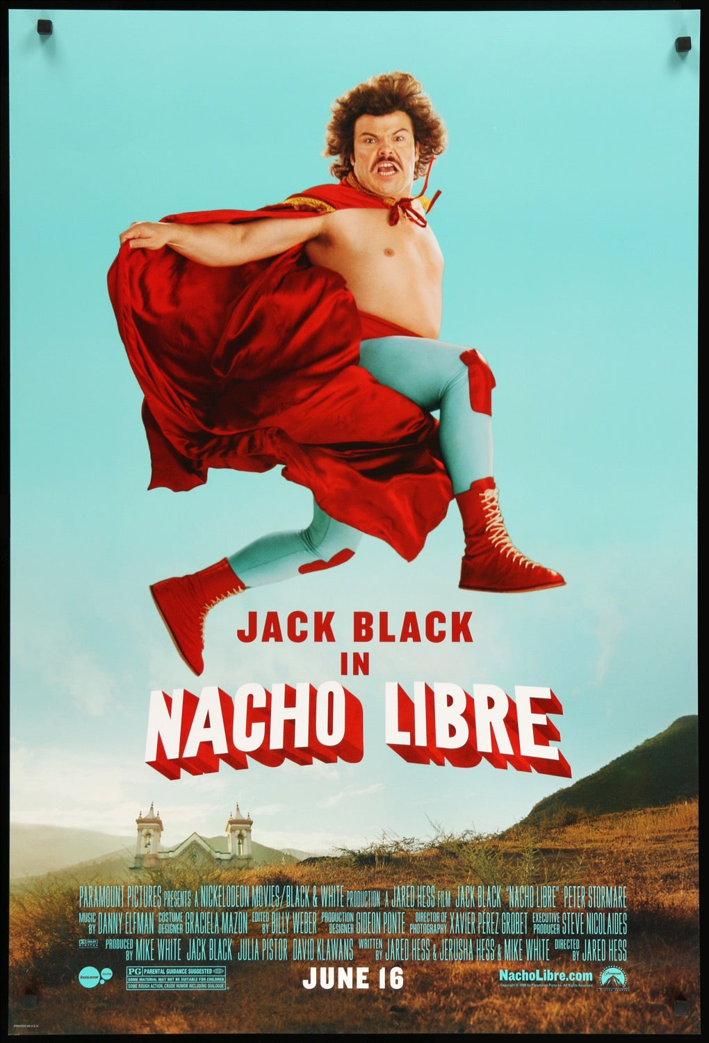 Nacho Libre (2006) Original One Sheet Movie Poster - Original Film Art ...
