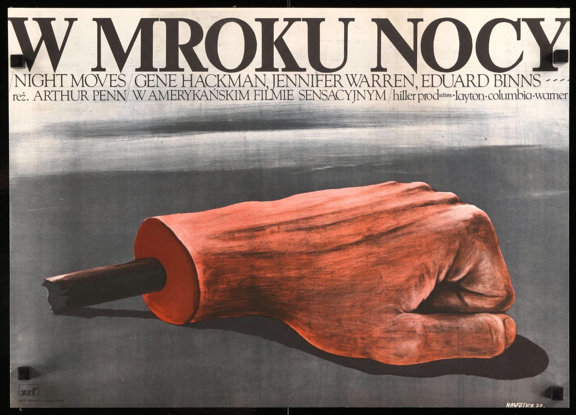 Night Moves (1975) Original Polish Movie Poster - 23" x 33" - Original ...