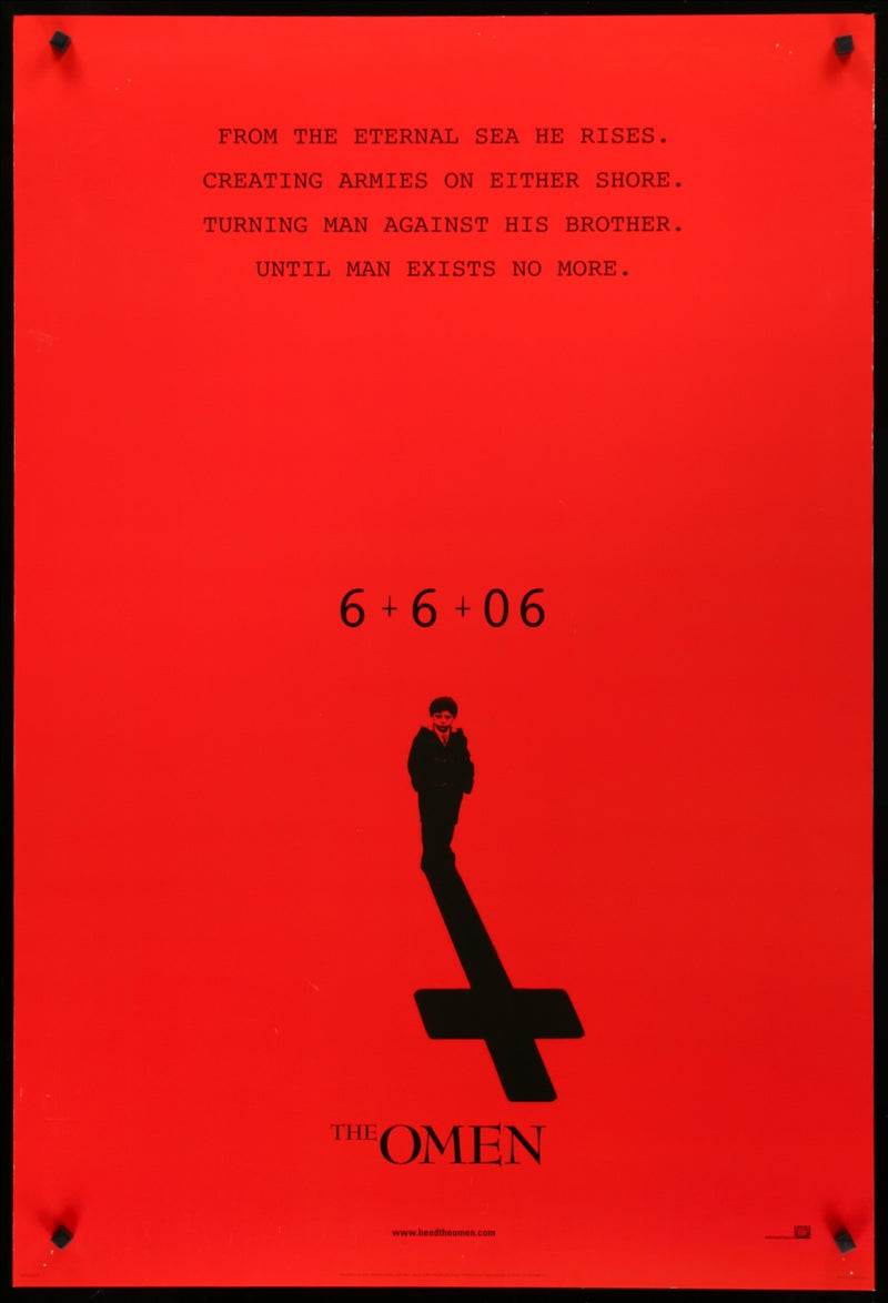 The Omen (2006) Original Teaser One-Sheet Movie Poster - Original Film ...
