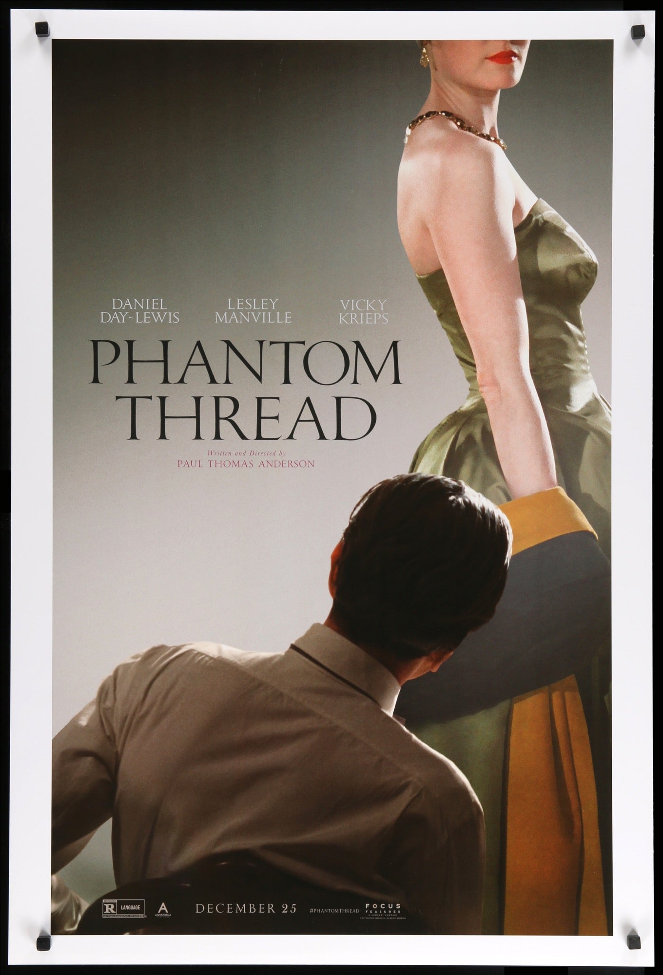 Phantom Thread (2017) Original One-Sheet Movie Poster - Original Film ...