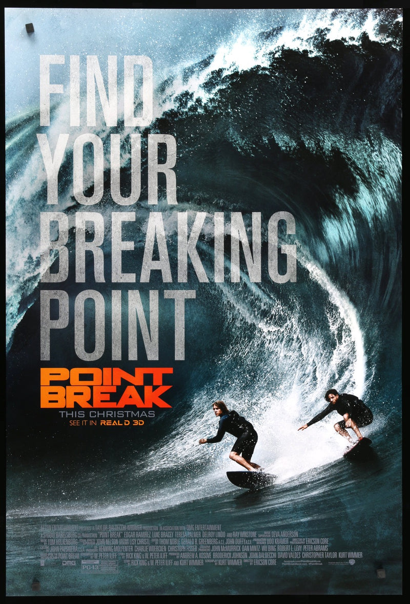 Point Break (2015) Original One-Sheet Movie Poster - Original Film Art ...