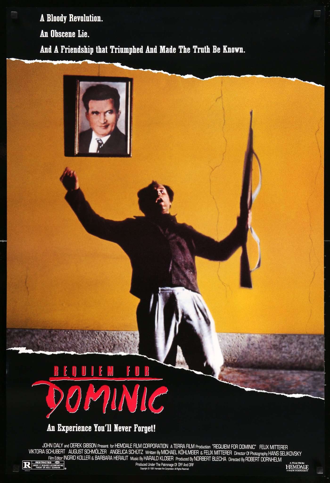 Requiem for Dominic (1990) Original One-Sheet Movie Poster - Original ...
