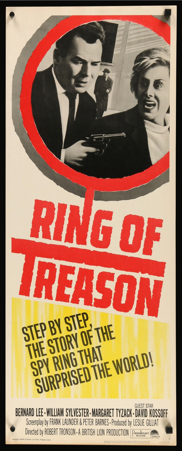 Ring of Treason (1964) Original Insert Movie Poster - Original Film Art ...