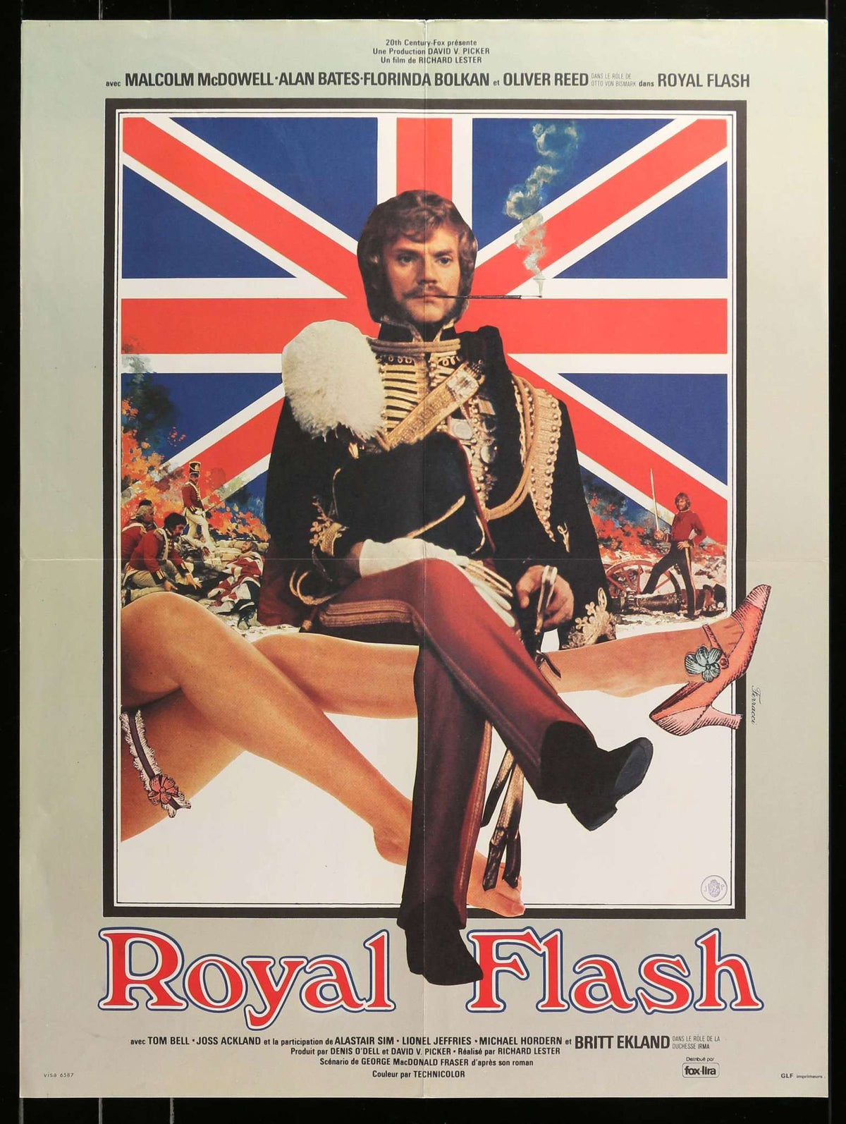 Royal Flash (1975) Original French Movie Poster - 24" x 32" - Original ...